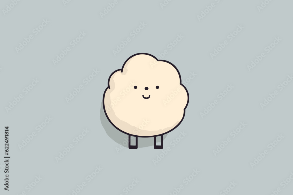 Doodle inspired Chum, cartoon sticker, sketch, vector, Illustration ...