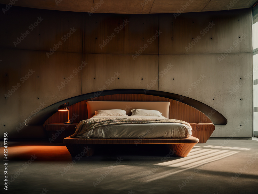 Modern and sophisticated expensive architectural king size bed design ...