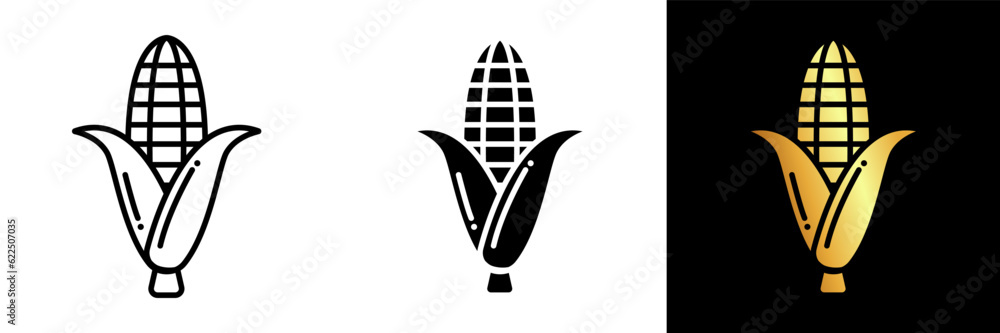 The Corn icon represents a staple crop that has been enjoyed for ...