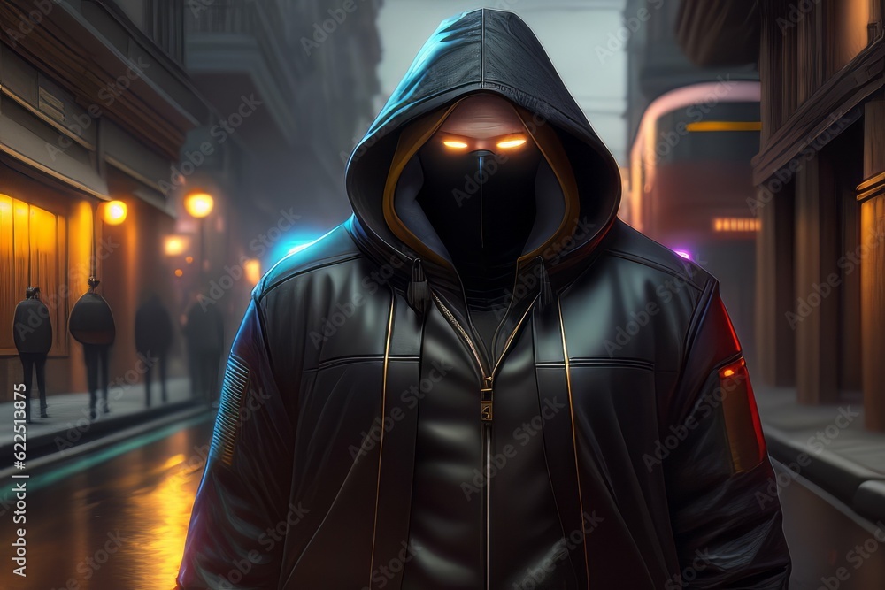 Mysterious photo featuring a hand-drawn illustration of a secretive ...