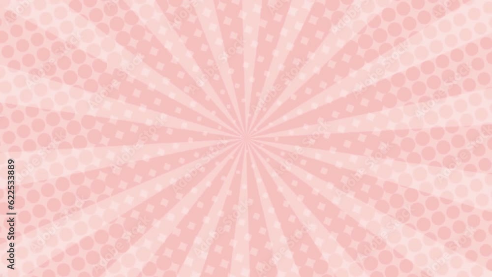 Vintage retro round striped background Looping animated background in ...