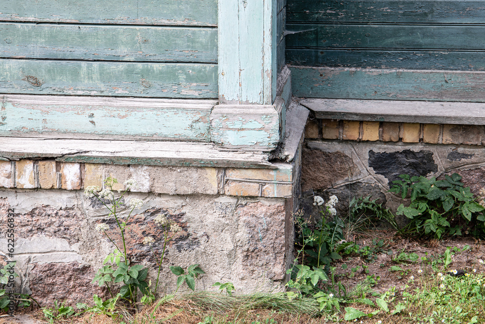 Poster Foundations and structures of an old, historic house – Wall Art ...