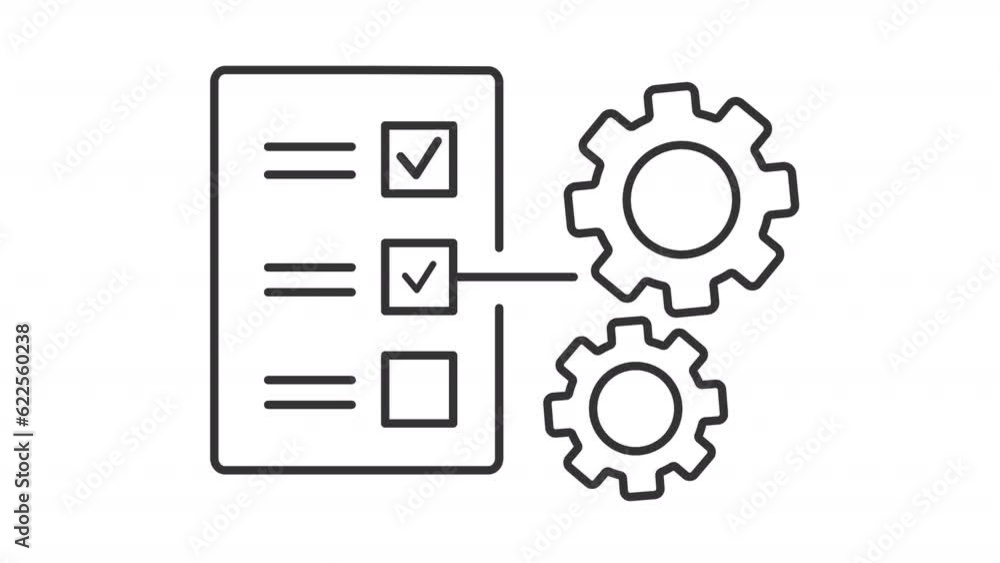 Product development animation set. New idea animated line icons ...