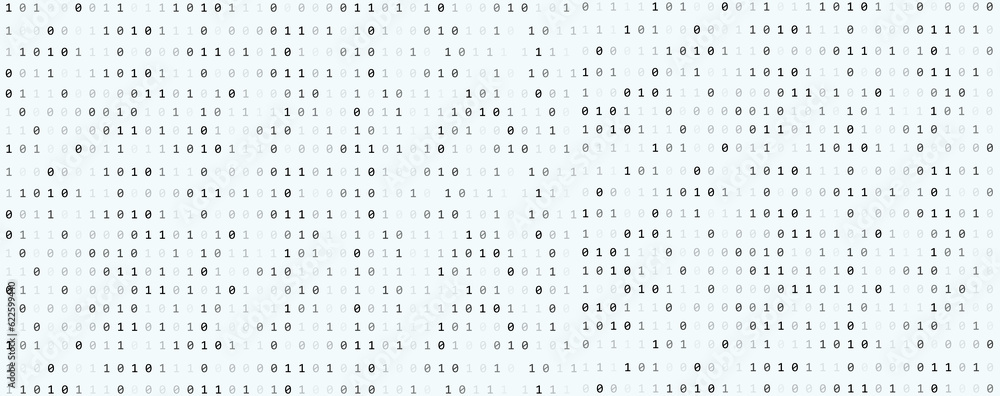 Binary Code backgrounds, a sequence of zero and one, black numbers, on ... Binary Code backgrounds, a sequence of zero and one, black numbers, on ...