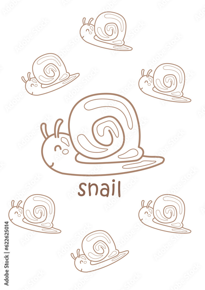 Alphabet S For Snail Vocabulary Reading Writing Lesson Student School ...