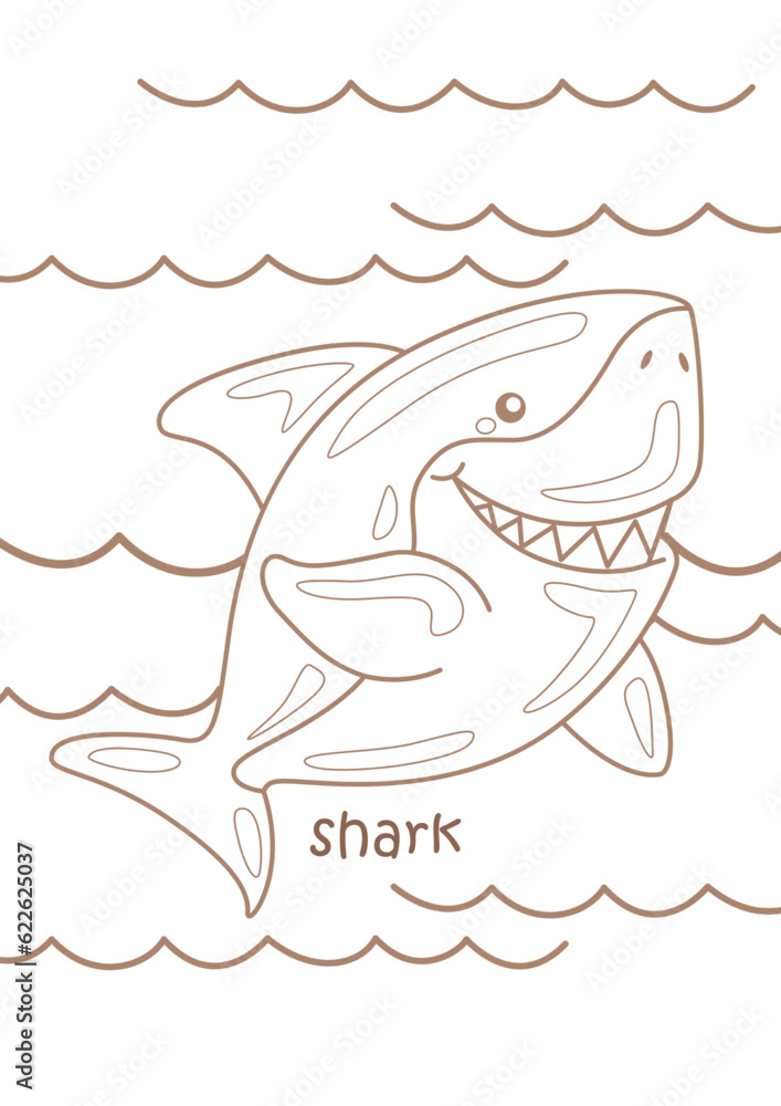 Alphabet S For Shark Vocabulary Reading Writing Lesson Student School ...
