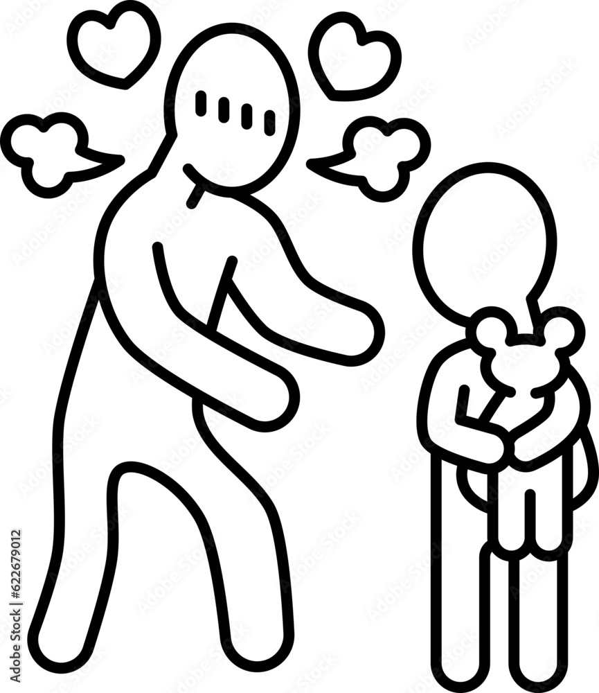 pedophile icon Stock Vector | Adobe Stock