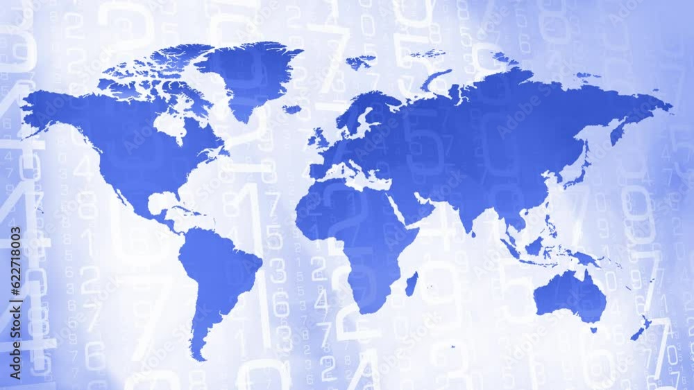 Real-time data animation bringing the world's statistics to life on an ...