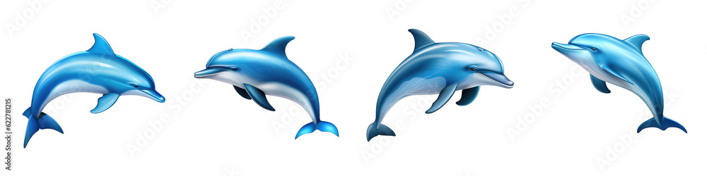 Dolphin clipart collection, vector, icons isolated on transparent ...