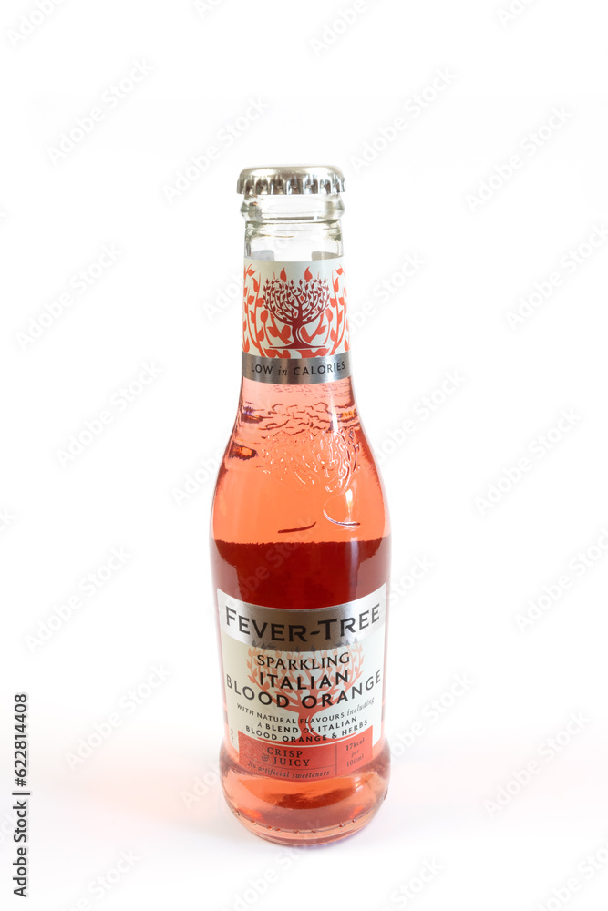 Vaison le Romaine, Vaucluse, France - 09072023 : bouteille de limonade ...