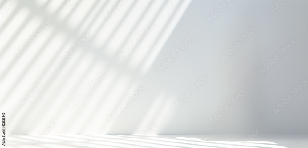Foto de Empty room with white light shadow and floor. Empty room with ...