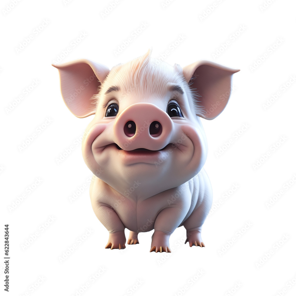 Cute Mini Pig Svg & Png Decor Bundle for show pig face baby shower ...