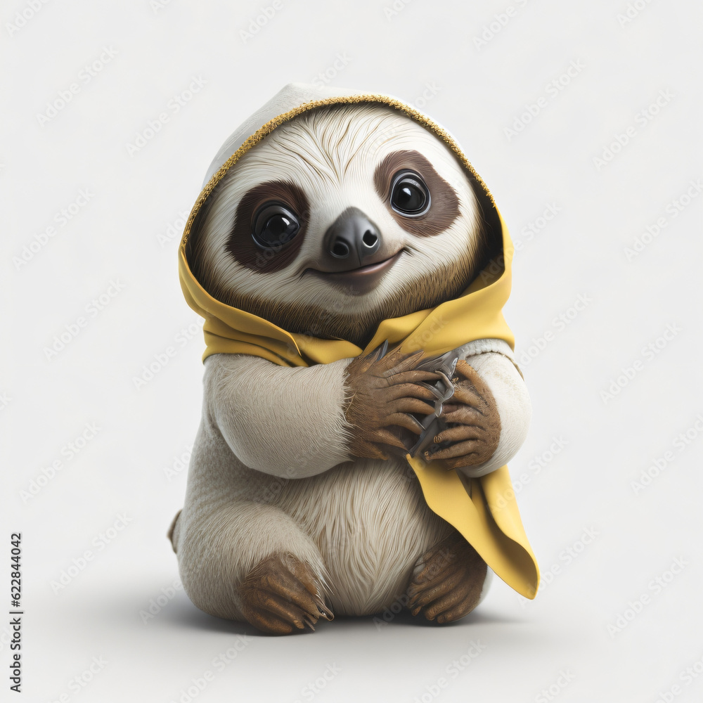 Cute Sloth Svg & Png Bundle, a baby funny sloth for clip art valentine ...
