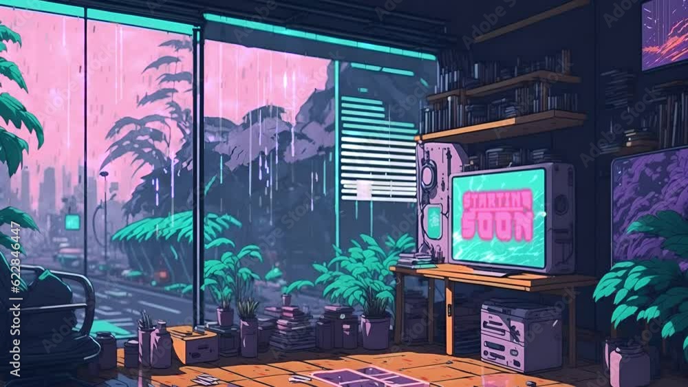 Vidéo Stock stream starting soon screen, overlay loop, animated virtual ... Vidéo Stock stream starting soon screen, overlay loop, animated virtual ...