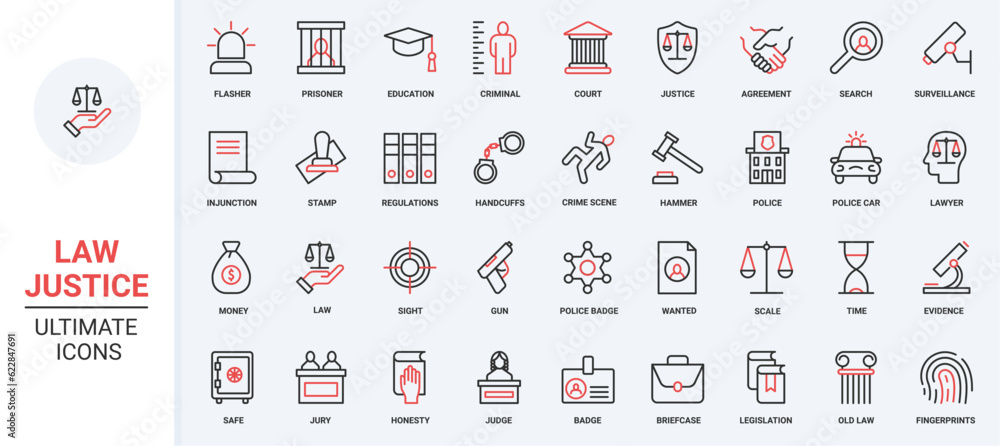 Photo & Art Print Documents for agreement and judgment, legal system ...