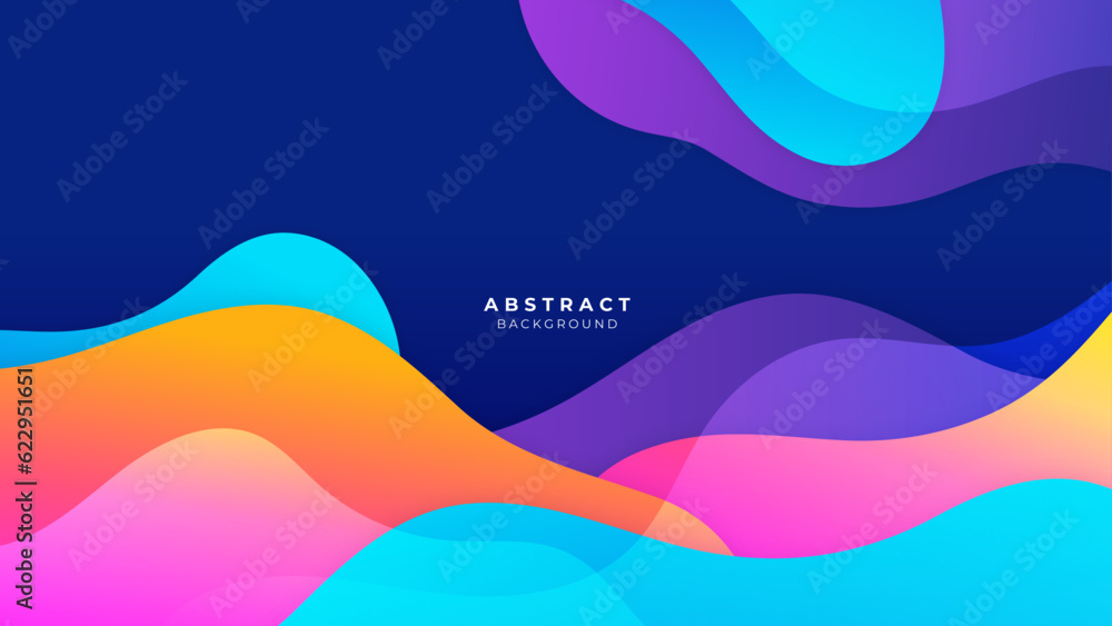 Minimal colorful geometric shapes abstract modern background design ...