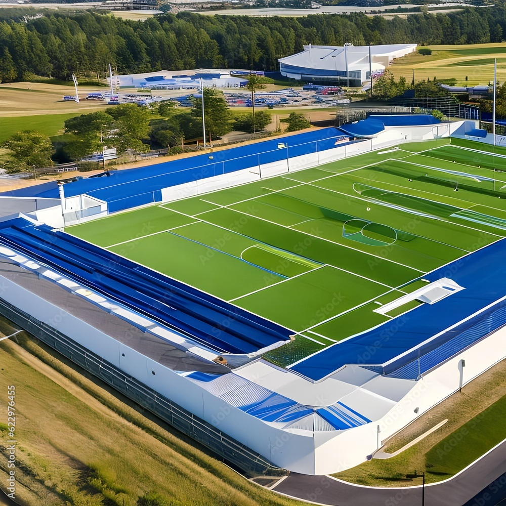 145 A modern sports complex with state-of-the-art facilities, versatile ...