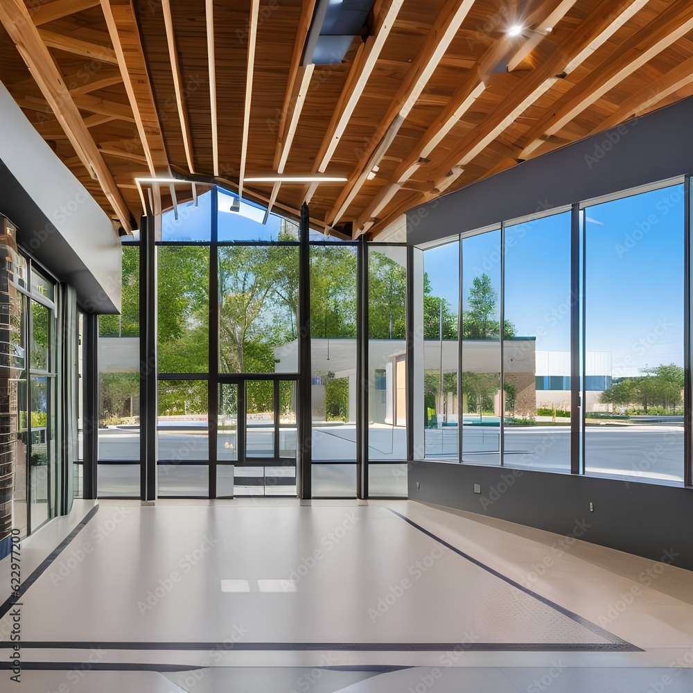 124 A sustainable community center with eco-friendly architecture ...
