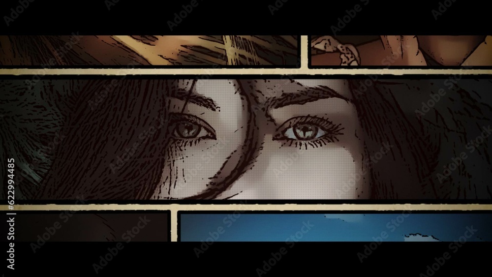 Comic Book Intro Stock Template | Adobe Stock