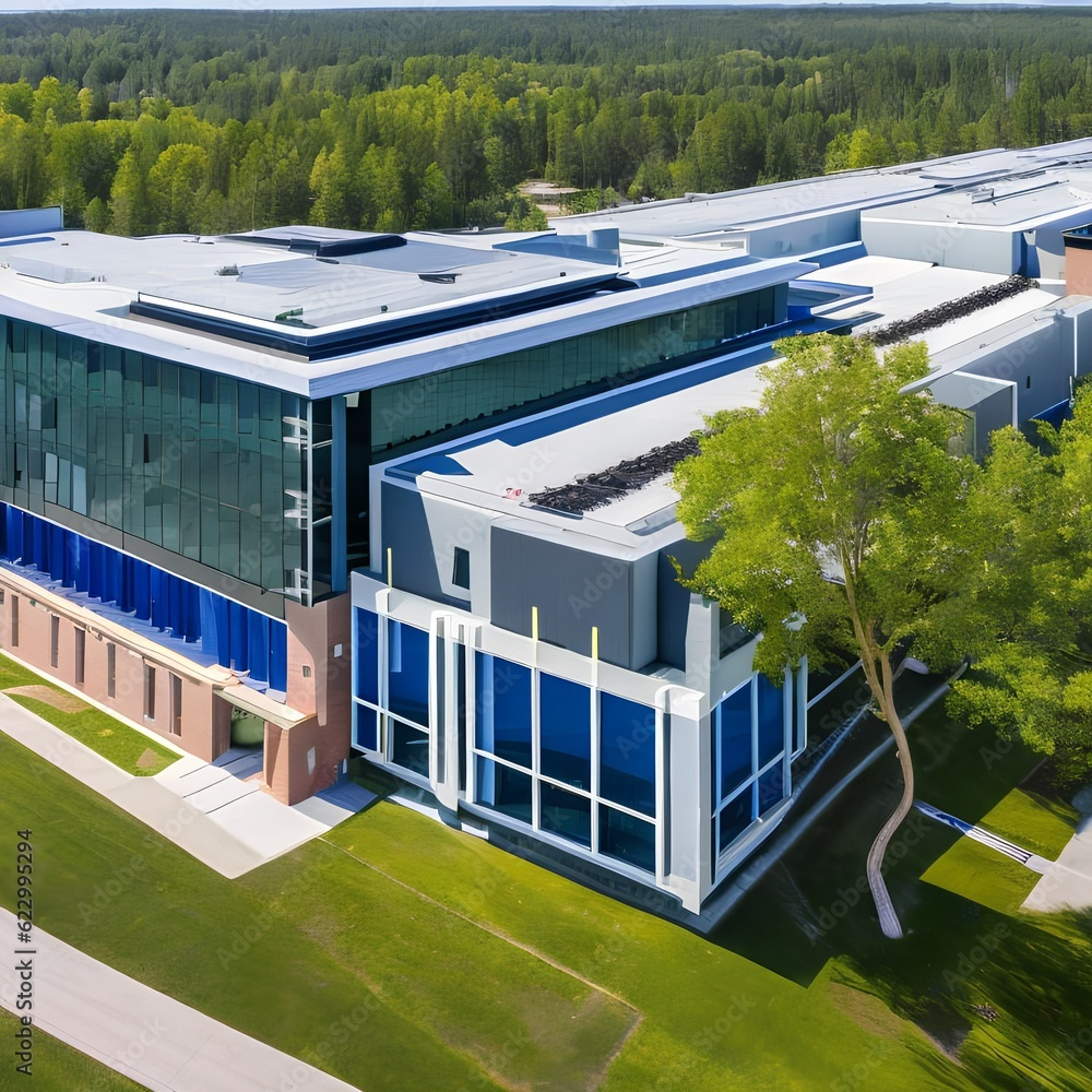 184 A sustainable educational center with eco-friendly classrooms ...