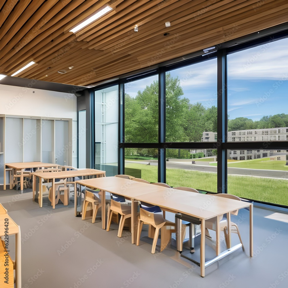 223 A sustainable educational center with eco-friendly classrooms ...