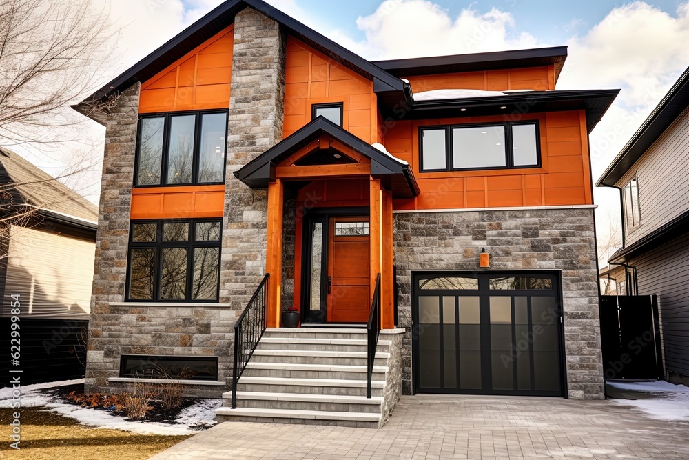 Bold New Development House with Innovative Features and Single Car ...