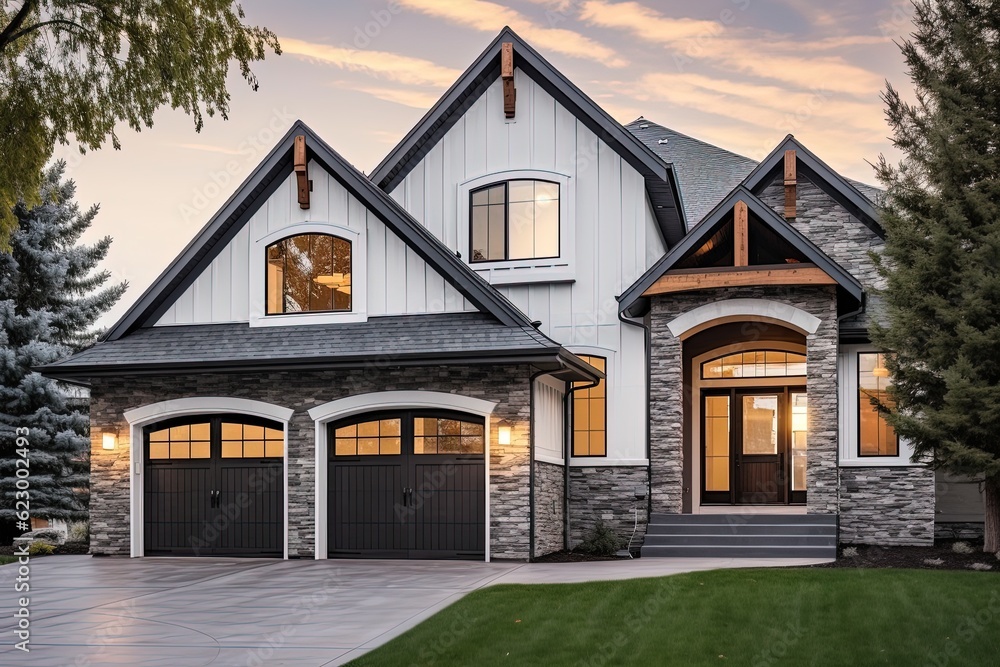 Cutting-Edge Architecture Meets Luxurious Living: Brand New Home with ...