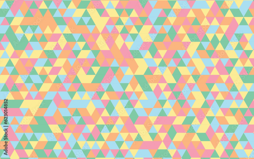 Abstract pixel pattern with vibrant colors and geometric shapes. Modern ...