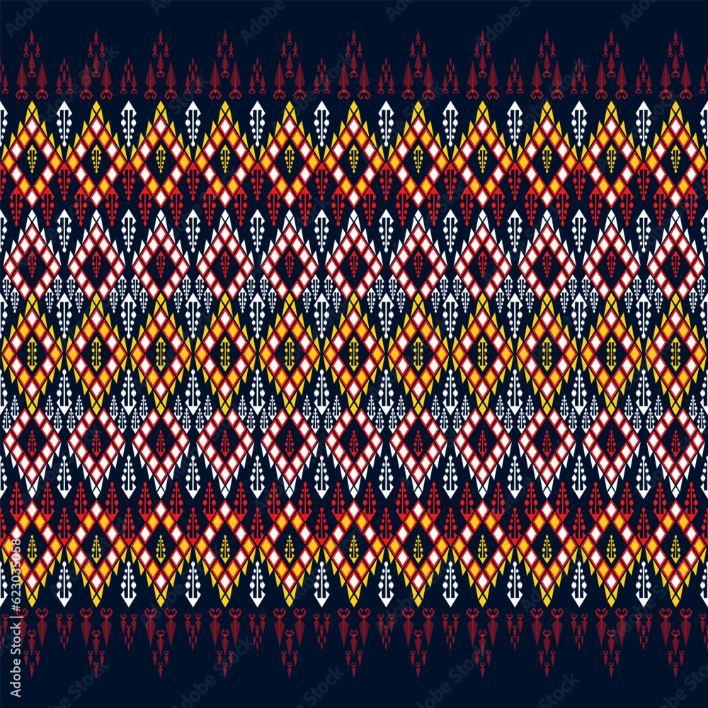 seamless geometric local culture pattern for background Can be used in ...