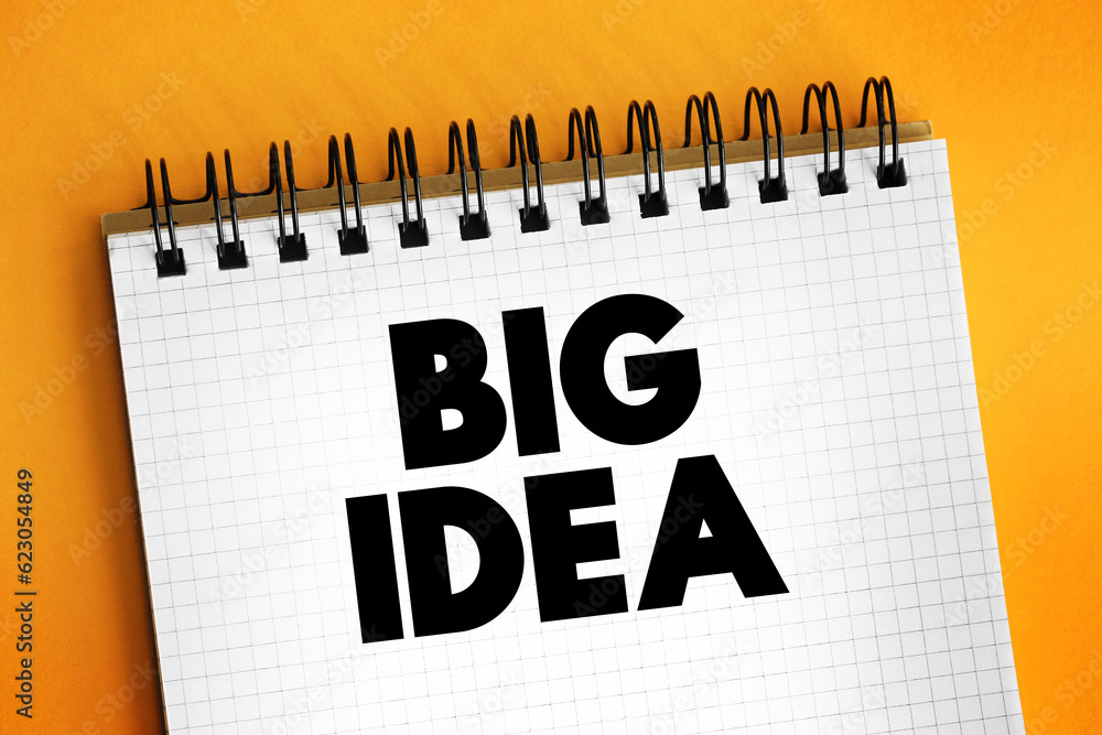 Big Idea - core concepts, principles and processes that should serve as ...