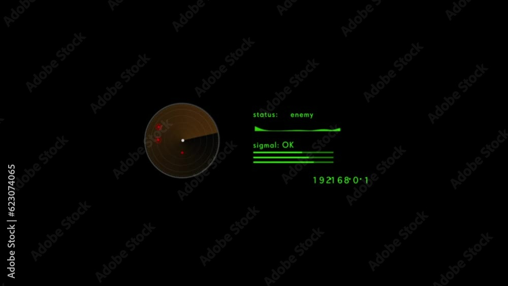 Futuristic satellite control panel. Satellite tracking system, analysis ...