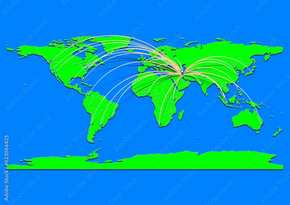 Vibrant Dezful, Iran map - Export concept map for Dezful, Iran on World ...
