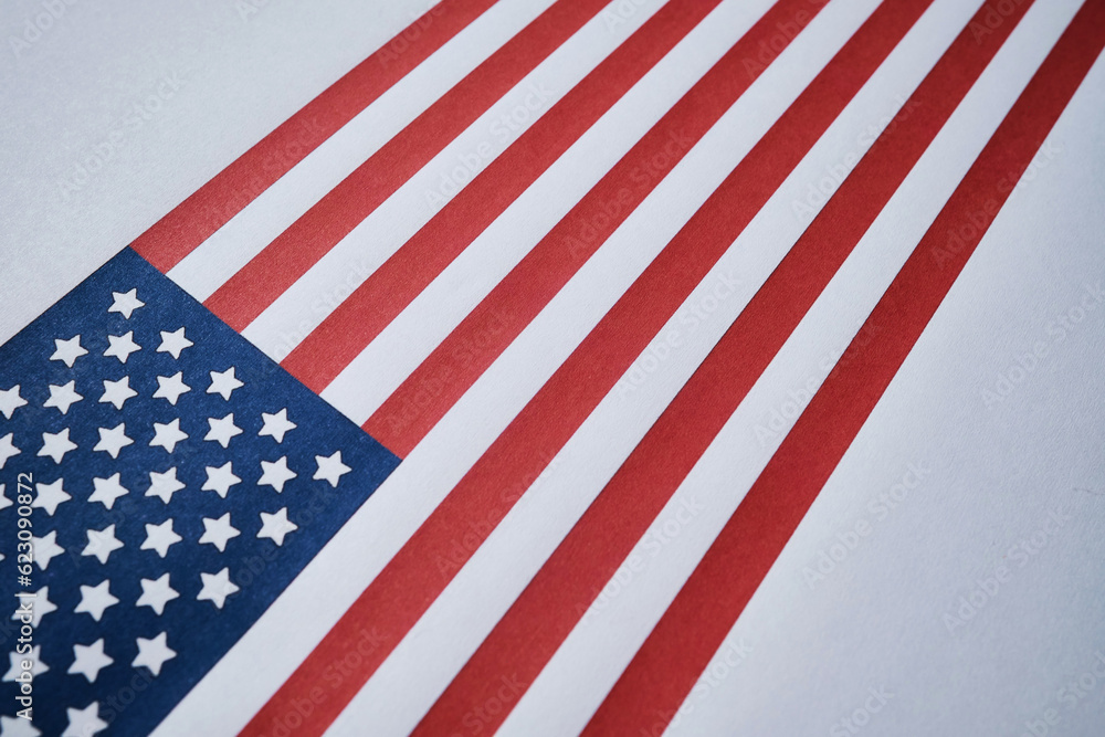 American flag. Independence Day in United States of America. Fourth of ...