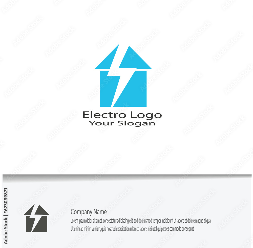 simple electro logo for your company needs, looks beautiful and elegant ...
