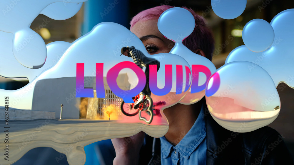 Liquid Media Reveal Stock Template | Adobe Stock