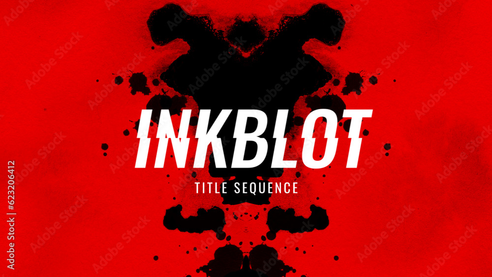Ink Blot Title Sequence Stock Template | Adobe Stock