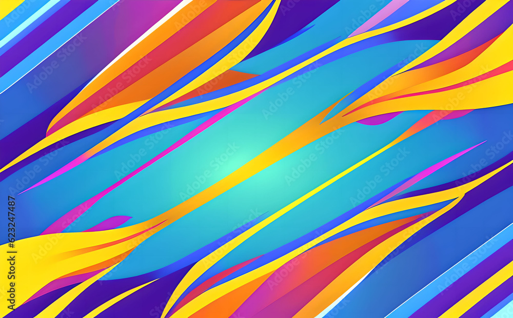 Premium inconspicuous header with elegant abstract waves illustration ...
