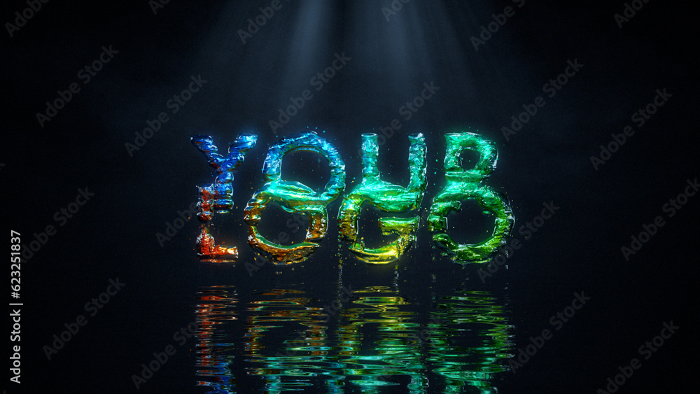 Flowing Water Logo Stock Template | Adobe Stock