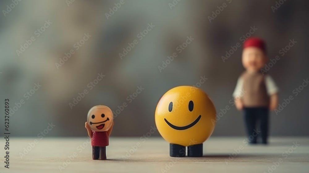 Mood from bad to good. Rate satisfaction. Feedback concept with smileys ...