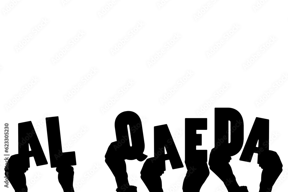 Digital png illustration of hands with al qaeda text on transparent ...