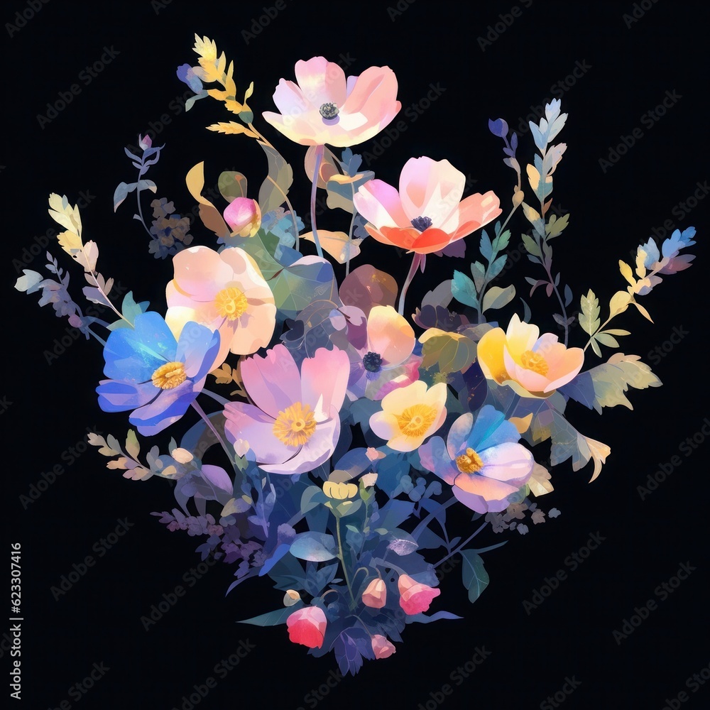 Watercolor Flower Clipart Set, Watercolor Flower Bundle, Watercolor ...