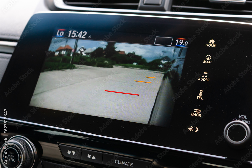 Rear view monitor for reversing system Car display and rear view camera ...