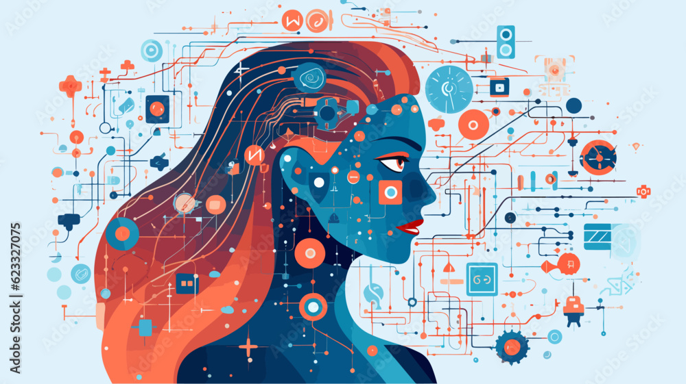 Concept vector illustration of LLM (Large Language Models). Stock ...