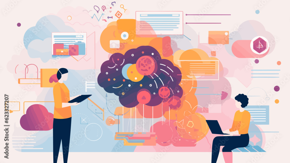 Concept vector illustration of LLM (Large Language Models). Stock ...