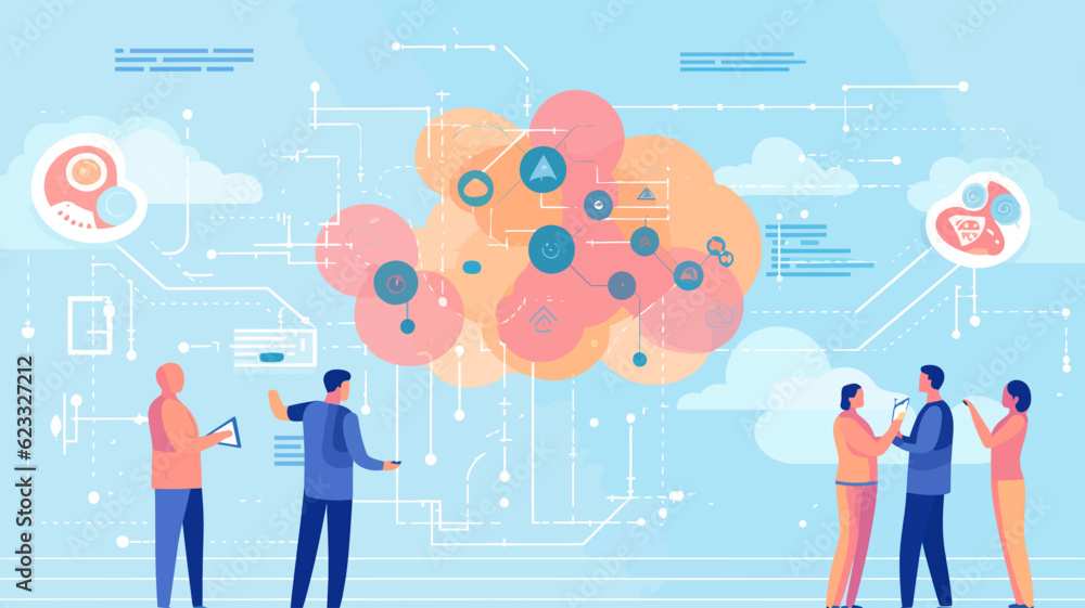 Concept vector illustration of LLM (Large Language Models). Stock ...