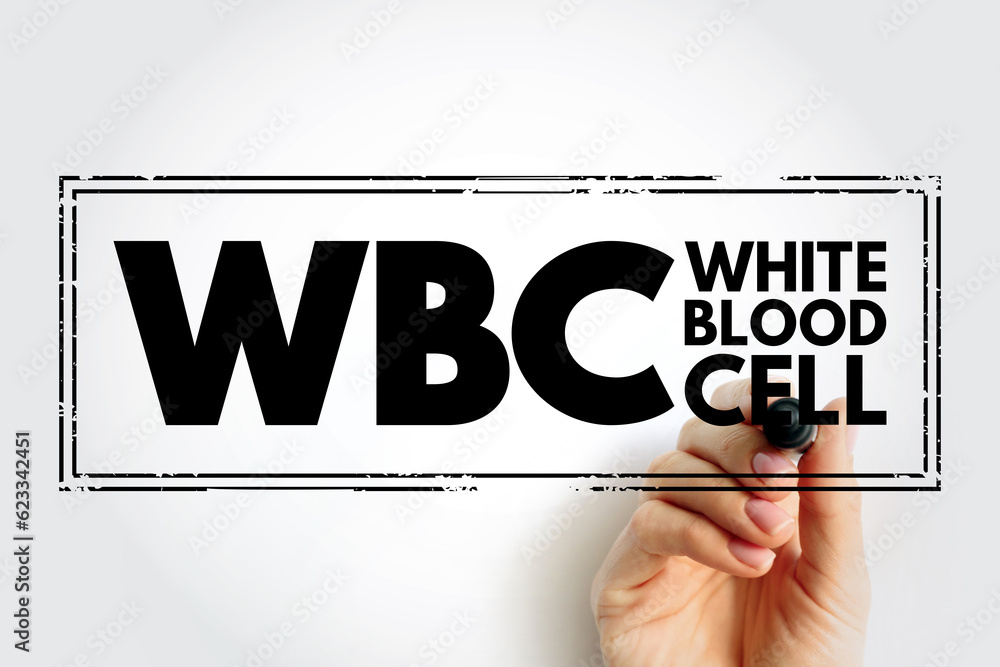 WBC White Blood Cell - cellular component of blood that helps defend ...