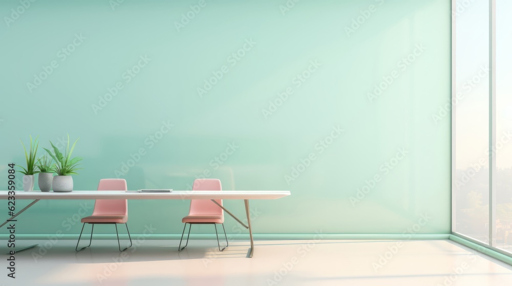 modern PowerPoint background office environment no text pastel colors ...