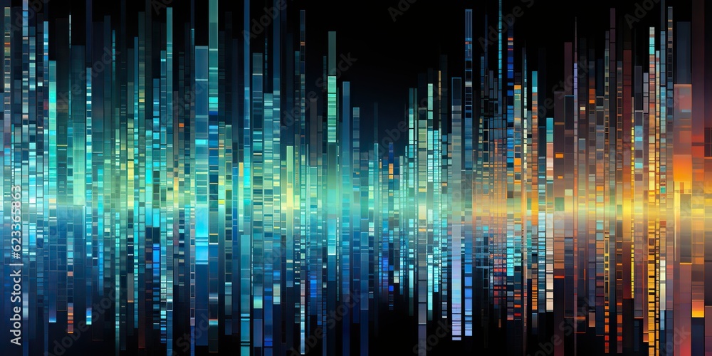 AI Generated. AI Generative. Data science coding programming work ...