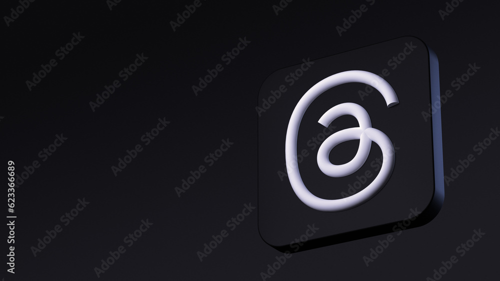 Threads. Logo Threads by Meta. Threads the new social network by ...