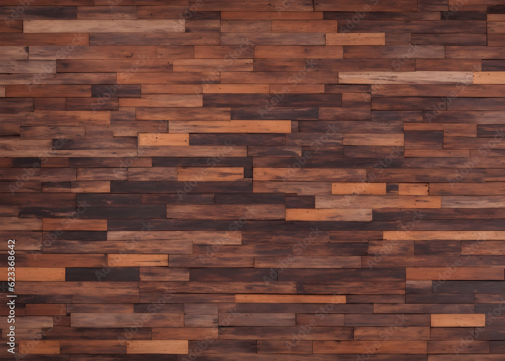 Texture of wooden parquet floor with square elements. Exterior outdoor ...
